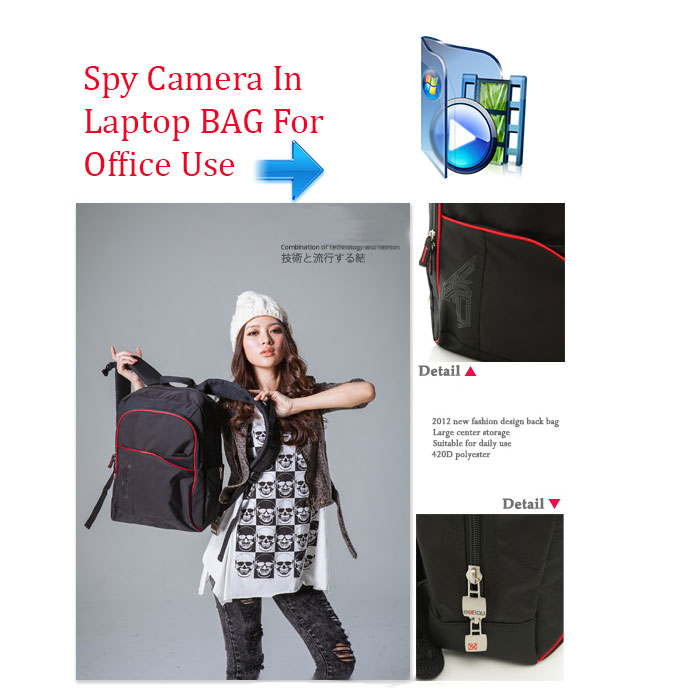Spy Camera in Laptop Office Bag for Daily Use in Delhi India