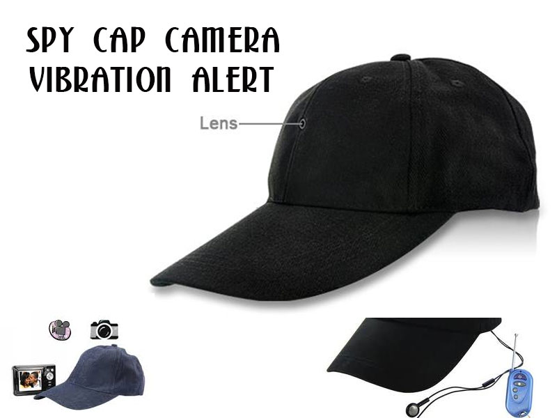 Buy Online Spy Cap Camera Vibration Alert in Delhi India